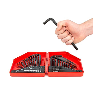 TEKTON Hex Key Wrench Set, 30-Piece (.028-3/8 in., .7-10 mm) | 25253