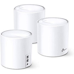 TP-Link Deco X60 WiFi 6 AX3000-3 Pack - Whole-Home Mesh Wi-Fi System (Renewed)