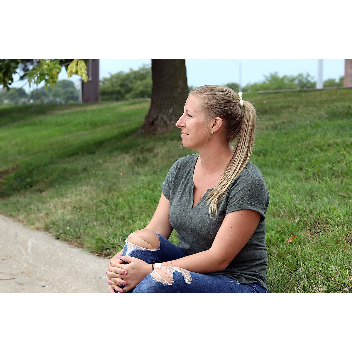 Kenz Laurenz Hair Ties Black Ponytail Holders - 20 Pack - No Crease Ouchless Elastic Styling Accessories Solid Pony Tail Holder Ribbon Bands