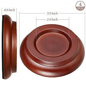 Piano Caster Cups Upright Piano Caster Cups Wood coasters Cups