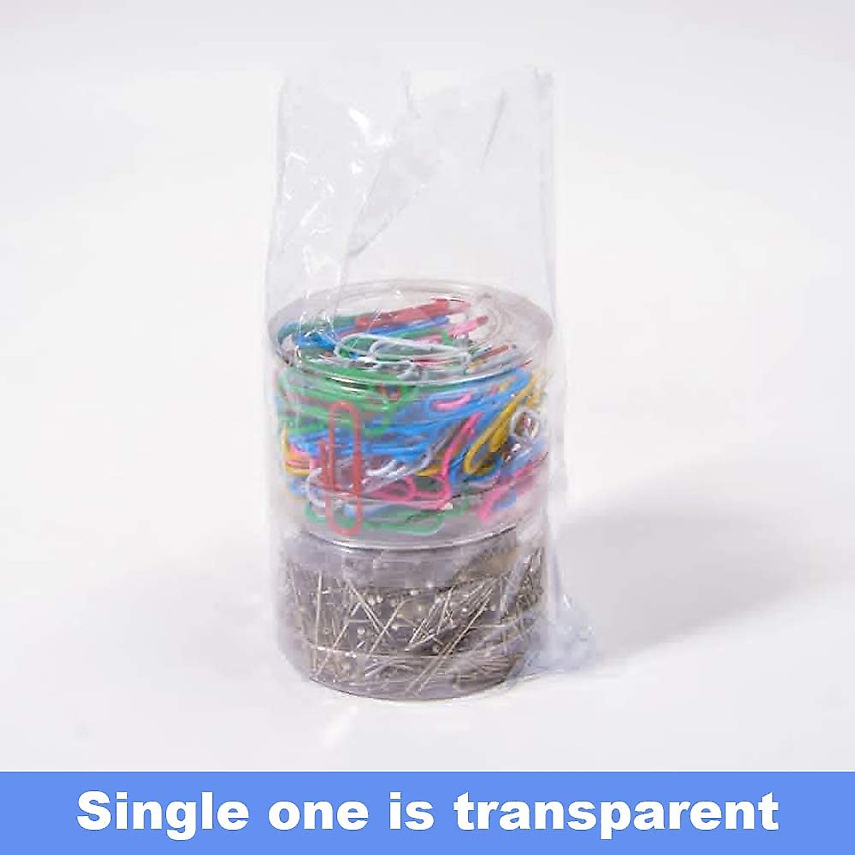 Zcintert 4X6 Shrink Wrap Bags 500 Pack for Soap Bar, Bath Bomb, Small Gift, Clear Heat Shrink Wrap/PVC Shrink Film Bags