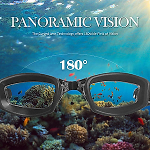 isswya Swim Goggles, Swimming Goggles Anti Fog No Leaking,Full Protection For Adult Men Women Youth