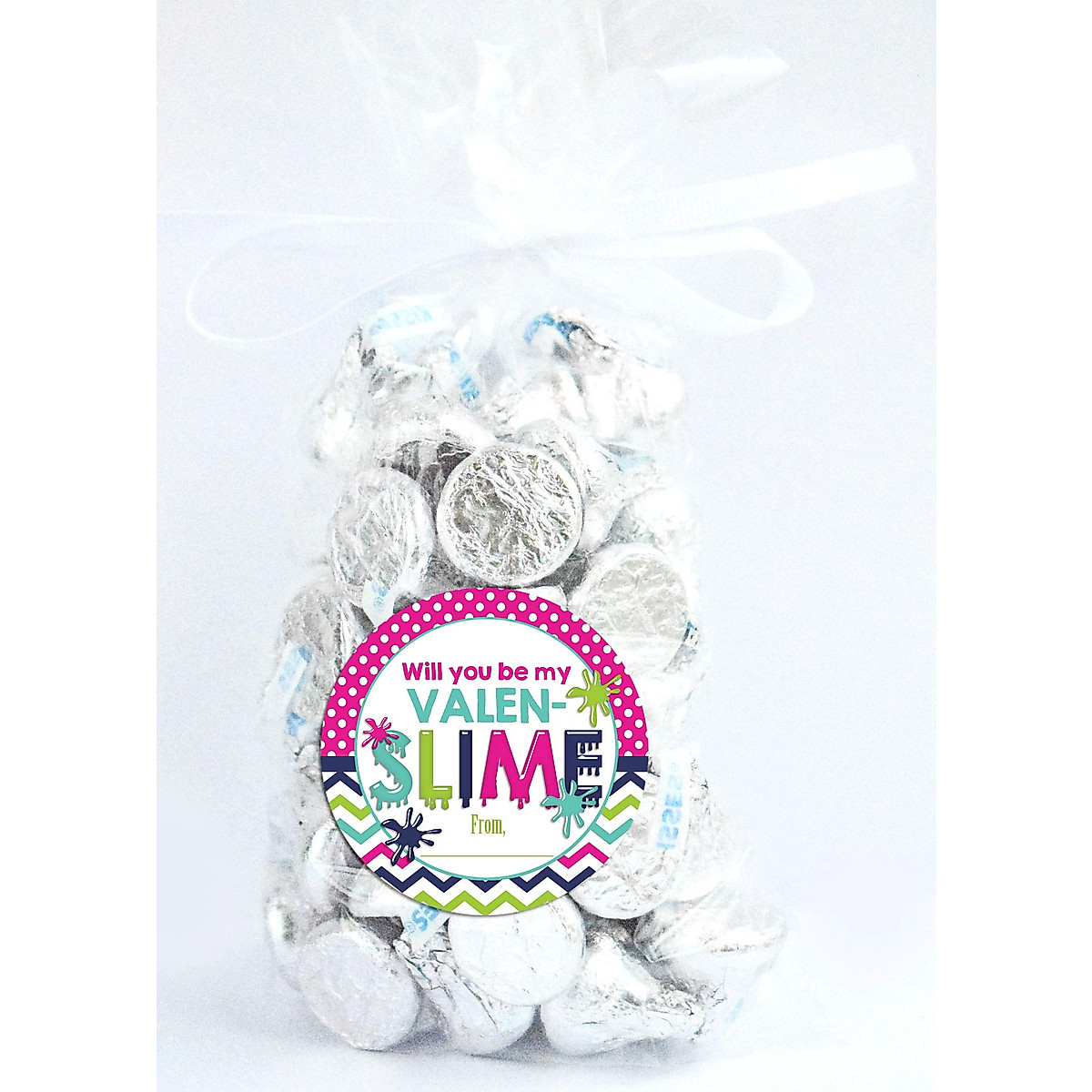 Hangin’ with You Sleepy Sloth-Themed Valentine Party Favor Sticker Labels, 40 2" Party Circle Stickers by AmandaCreation, Great for Classroom Valentines, Envelope Seals, Gifts & Treats