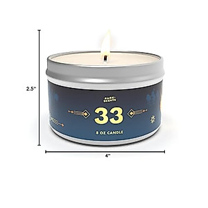 Park Scents 33 Candle - Luxury Scented Candle - Inspired by Club 33 at Disneyland - Handmade in The USA - Soy Blend | 8 oz tin
