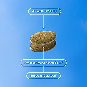 envitamin Green Fuel Organic Greens Tablets - Organic Greens, Fruit and Vegetable Blend