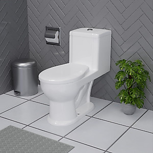 Renovators Supply Potty Training Toilet 12 In. White Ceramic Toddler Potty Training Toilet With Round Seat, Pack Of 2