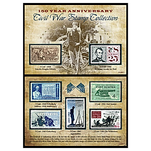 American Coin Treasures 150th Anniversary Civil War Commemorative Stamp Collection