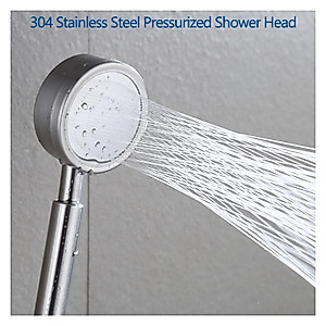 JEMITA Shower Faucets Set Bathroom Fixture Waterfall Restroom Bath Wall Mounted Bathtub Cold and Hot Water Mixer (Color : Shower Mixer Valve)