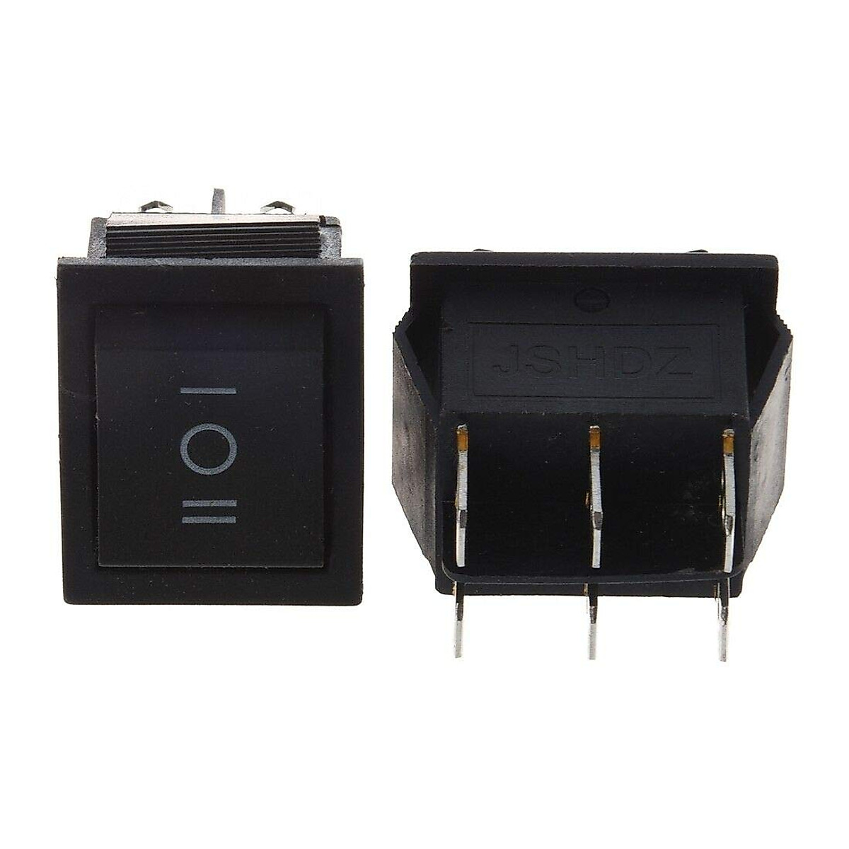 5PCS 6Pin DPDT ON-Off-ON 3 Position Snap Boat Rocker Switch AC 6A/250V 10A/125V