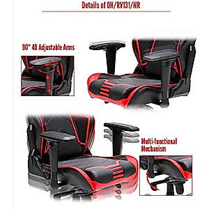 DXRacer Craft Pro Gaming Chair, Extra Large, Black/Red4