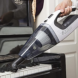 Bieye Cordless Stick Vacuum Cleaner Lightweight Handheld Vacuum with Floor Brush for Household Car Cleaning, 5x2200mah Batteries 1A Fast Charger 100W Motor HV01