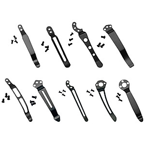 ljhnba Knife Tool DIY Accessories Folding Knife Holder Stainless Steel Back Clip Pocket Holder Knife Clip