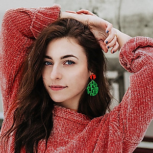 OLYCRAFT 4x5 Inch Christmas Tree Clay Stencils Christmas Theme Silk Screen for Polymer Clay Pines Pattern Silk Screen Stencils Mesh Transfer Stencils for Polymer Clay Jewelry Making