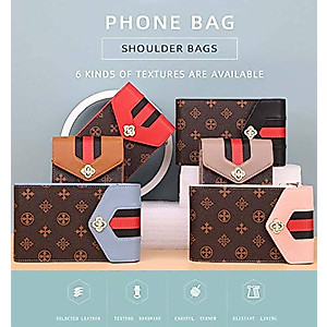 Small Crossbody Cell Phone Bag for Women, Chain Strap Fashion Mini Shoulder Purse Wallet Hasp Travel Handbag Case for iPhone 11 Se 2020 11 Pro Xr X Xs Max 8/7/6 Plus LG Stylo Samsung (Black)