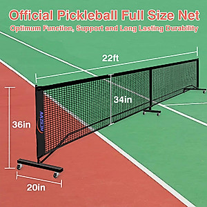 Pickleball Paddles Set |18mm Thick Professional Lightweight Fiberglass Pickleball Racket Set with Customized Bag | Pickleball Paddle Gifts for Beginners & Pros (4 Paddles set with Net)