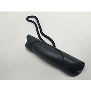MARINE BOAT CANOE PAIR of DURABLE BLACK PP TOGGLE KAYAK CARRYING HANDLE W CORD