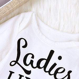 Newborn Suit For Baby Shower Deer Print Long Sleeve Romper+Long Pants+Hat (0-3months, Man),3M