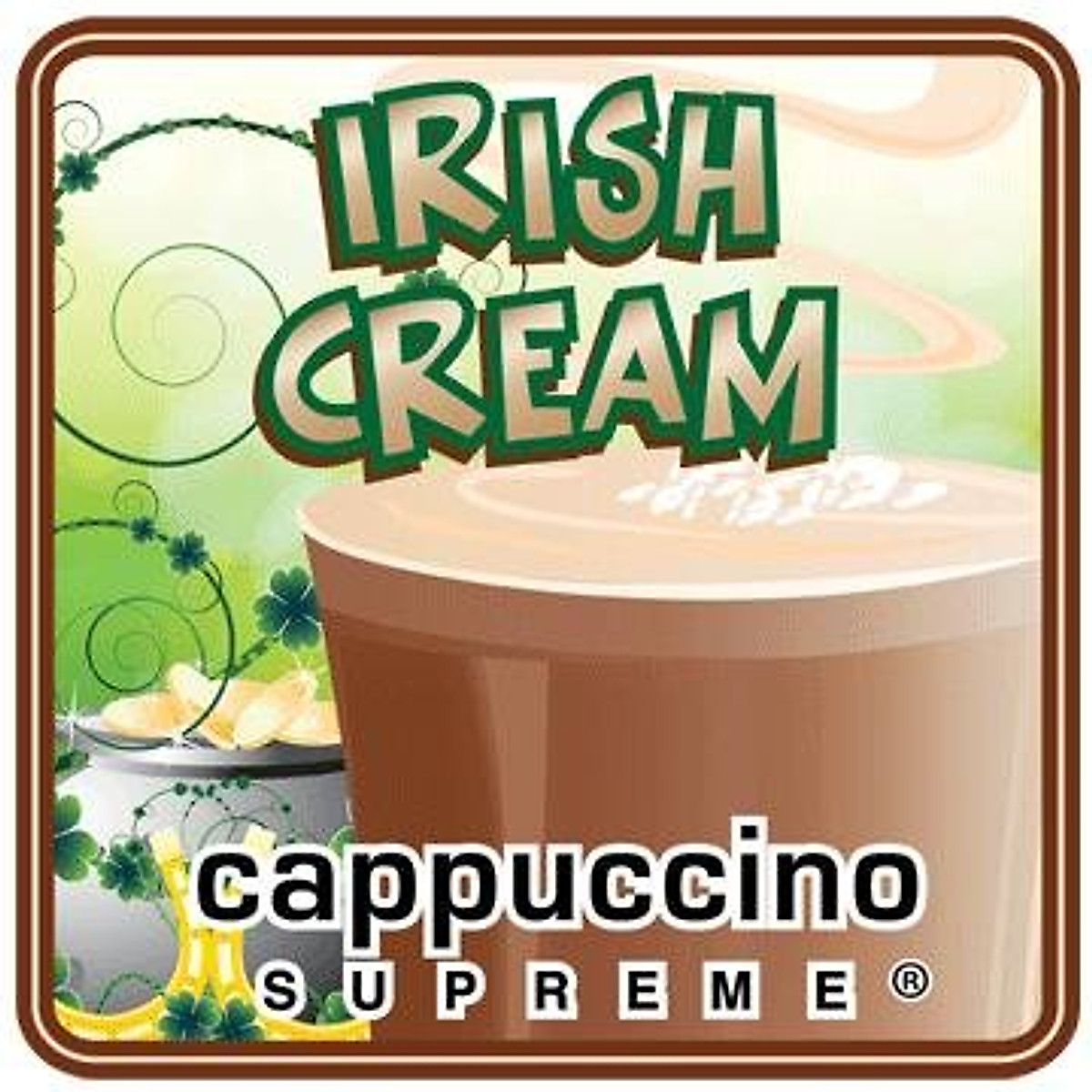 Cappuccino Supreme 2 lb bag Irish Cream Instant Cappuccino Mix
