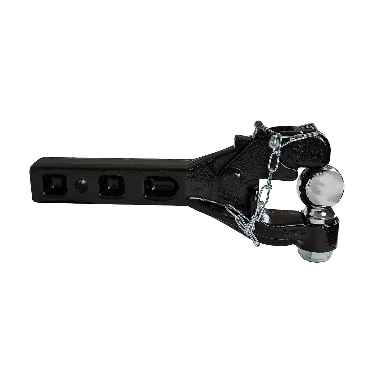 Buyers Products RM62516 6-Ton Receiver Mount Combination Hitch with 2-5/16 Inch Ball, Black