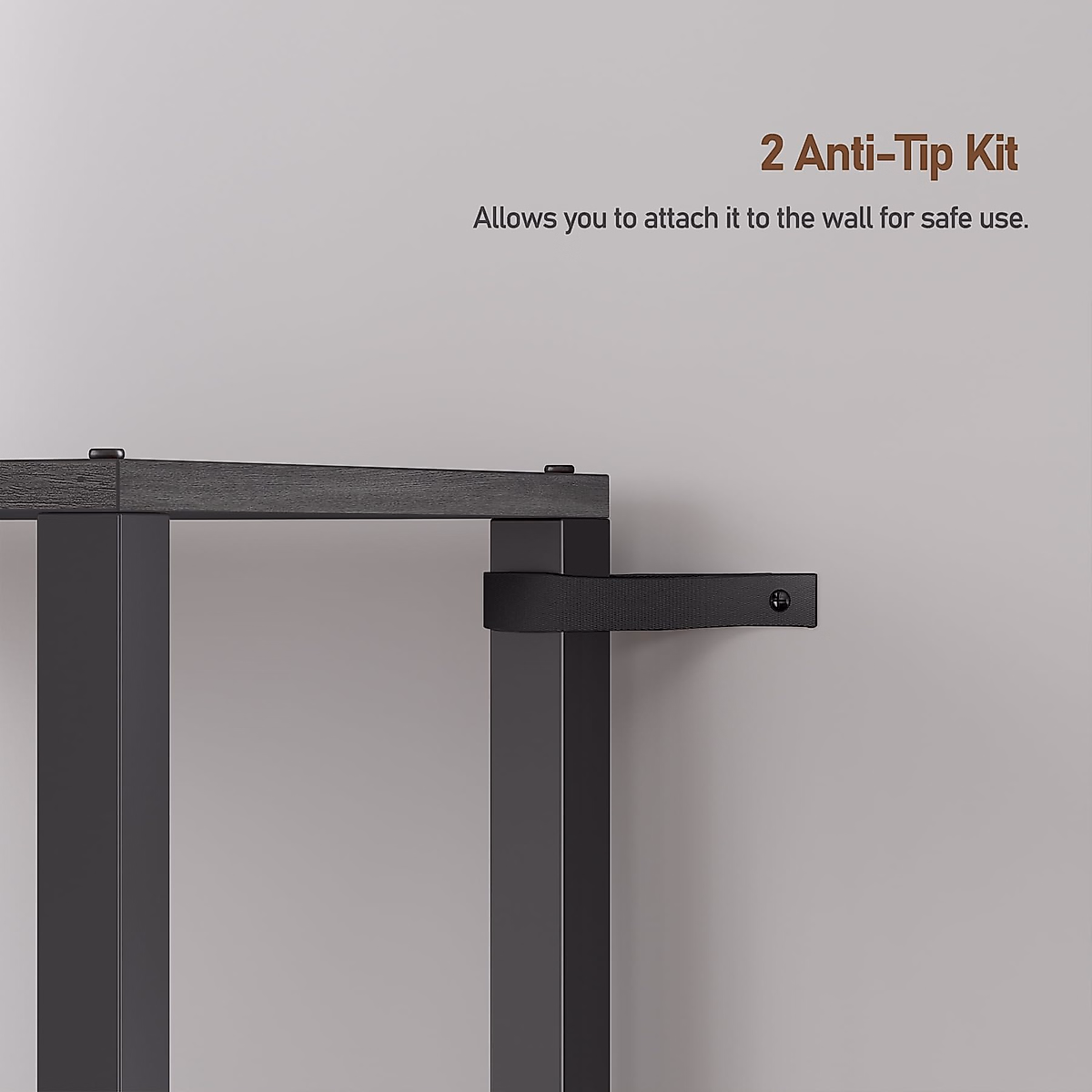 TUTOTAK 6 Tier Bookcase and Bookshelf, Narrow Book Shelf with Door for Small Space, for Living Room, Office, Study, Entryway, Charcoal Grey BS03BY006