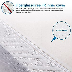 LIFERECORD 6 inch Full Mattress in a Box, Gel Memory Foam Mattresses Made in USA for Full Bed, Medium Firm