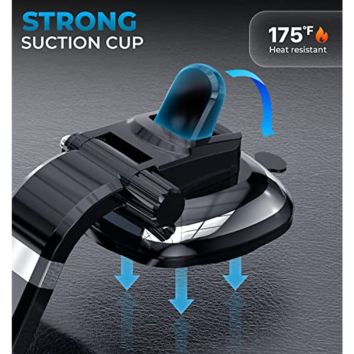 Bestrix Phone Holder for Car, SmartClamp Car Phone Mount | Dashboard Cell Phone Car Phone Holder Compatible with iPhone 13 12 11 Pro, Xr, Xs, XS MAX,XR,X, Galaxy S20 Note 20 Ultra & All Smartphones