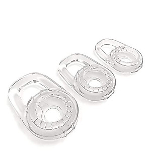 6 Clear Small Medium Large Eargels for Discovery 925 975 Wireless Bluetooth Headset Ear Gel Bud Tip Gels Buds Tips Eargel Earbud Eartip Earbuds Silicon 3 Pair Replacement Parts