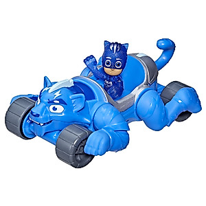 PJ Masks Animal Power Catboy Animal Rider Toy Car, with Catboy Action Figure, Deluxe Vehicles, Superhero, Preschool Toys for 3 Year Old Boys and Girls and Up