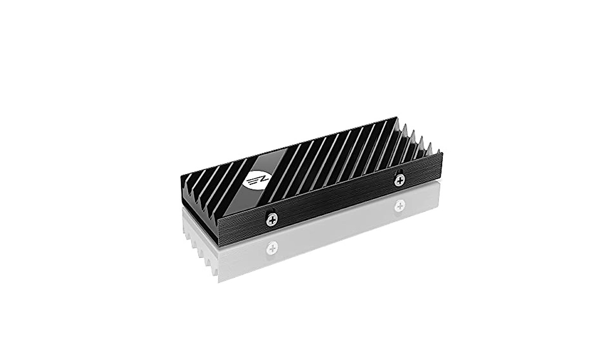 EZDIY-FAB M.2 SSD Heatsink 2280 Double-Sided Cooling for PC and PS5