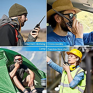 BAOFENG Two Way Radio, BF-F9 V2N 8-Watt Dual Band Radio with 2100mAh Li-ion Battery Portable Walkie Talkies with Includes Full Kit.Frequency Range 144-148/420-450Mhz