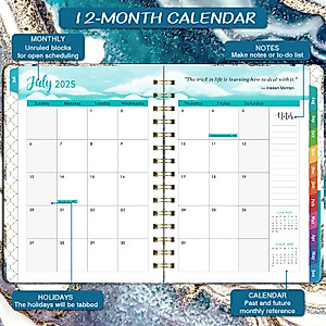 2023 Planner - Weekly Monthly Planner 2023 , January - December 2023, 6.4"x 8.5" Planner with Elastic Closure, Inner Pocket, Coated Tabs
