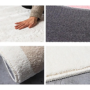 4.6ft ABC Alphabet Round Rug for Kids Playroom Bedroom Soft Plush Washable Non-Slip Children Educational Learning Nursery Rug Baby Crawling Mat Floor Carpet for Kids Baby Toddlers, Blue