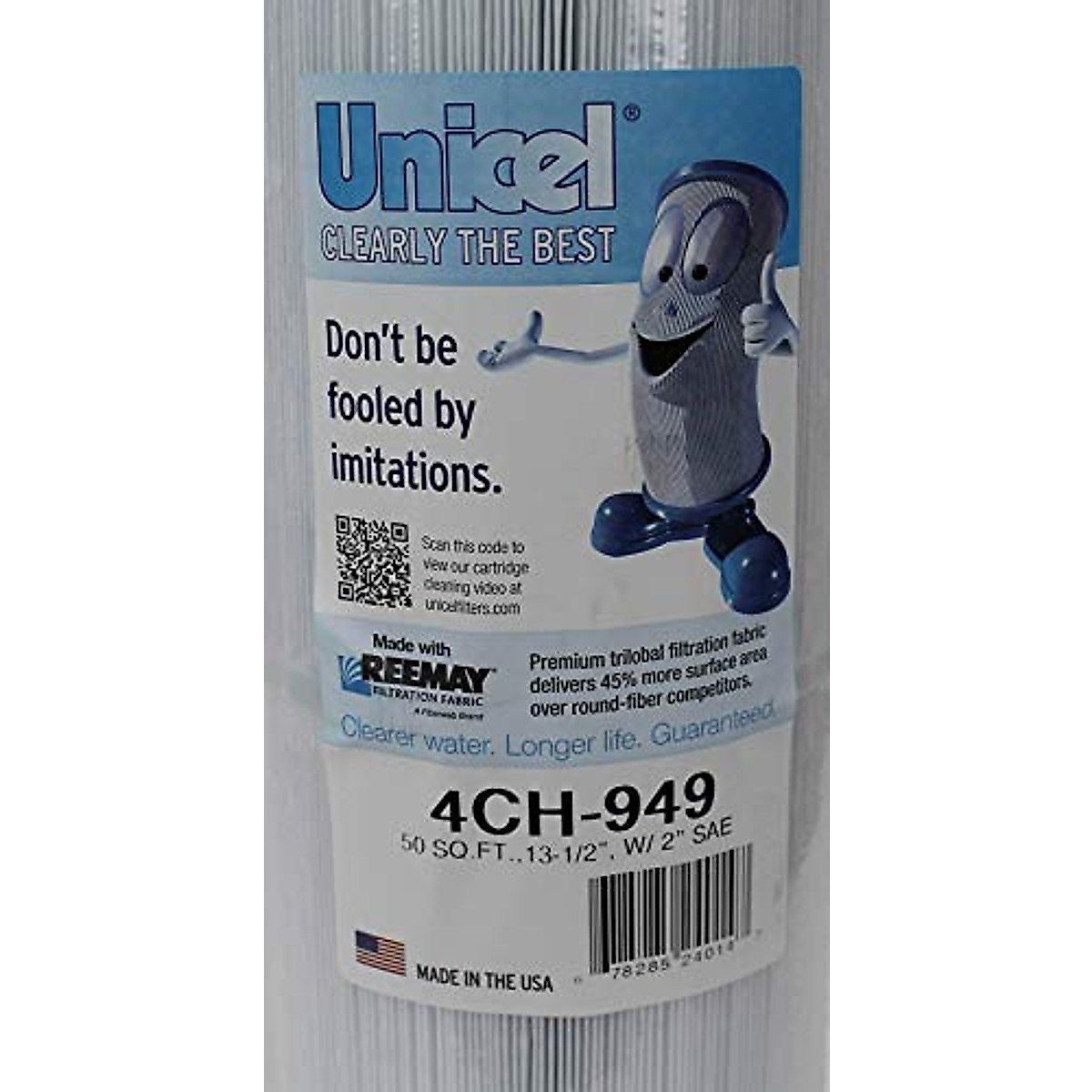 4) New Unicel 4CH-949 Pool Spa Waterway Replacement Filter Cartridges 50 Sq Ft