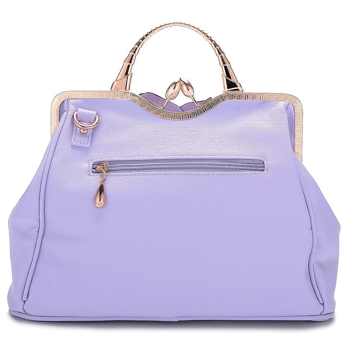 SUNROLAN Women's Evening Clutches Handbags Formal Party Wallets Wedding Purses Wristlets Ethnic Totes Satchel (Light Purple)