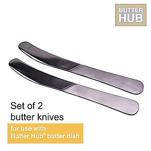 Butter Hub Stainless Steel Butter Knife Replacement (Set of 2)