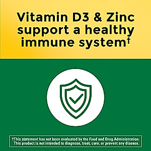 Nature Made Magnesium Complex with Vitamin D and Zinc Supplements, Magnesium Supplement for Muscle, Nerve, Heart & Bone Support with Vitamin D3 & Zinc for Immune Support, 60 Capsules, 30 Day Supply