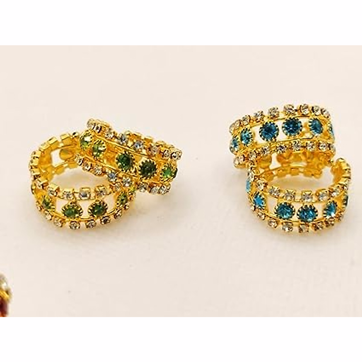 ladoo gopal kangan / bangles ladoo gopal jewelry ladoo gopal ornaments thakur ji kangan bal gopal kangan/jewelry janmashtami item janmashtmi jewelry kanha ji kangan kanha ji jewelry set of 2 size no 2