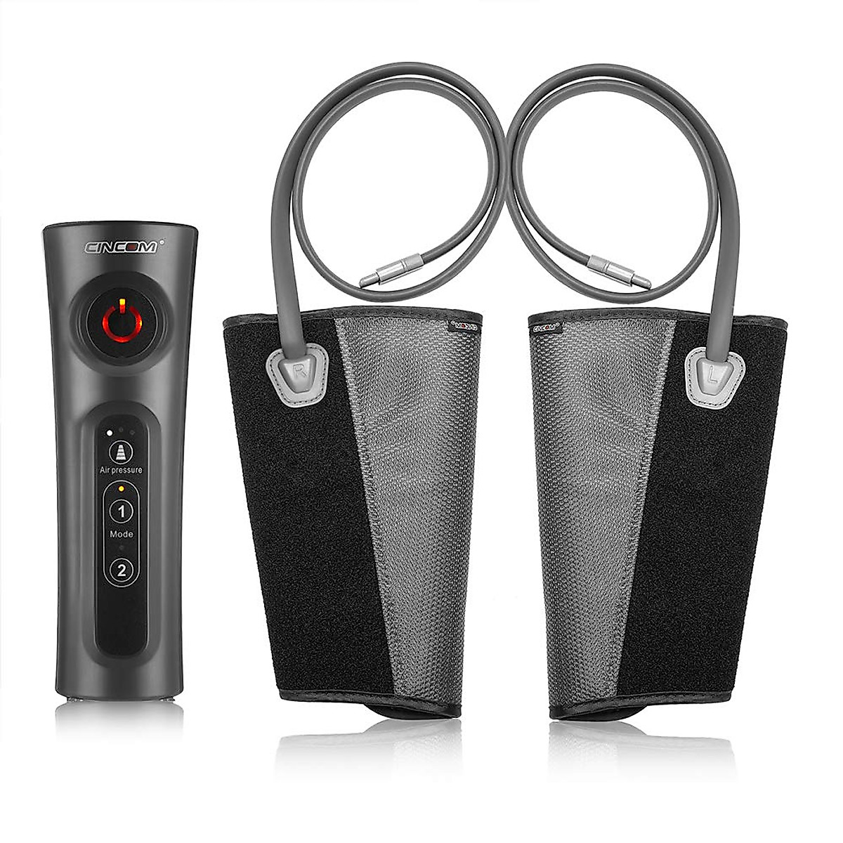 CINCOM Leg Massager for Circulation and Pain Relief, Air Compression Calf Massager with 2 Modes 3 Intensities Helpful for RLS Edema and Muscles Relaxation Gifts - FSA HSA Eligible