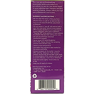 Lite Multipurpose Solution (Formerly Sauflon Lite) - 3 x 9 fl oz, 27 fl oz Total