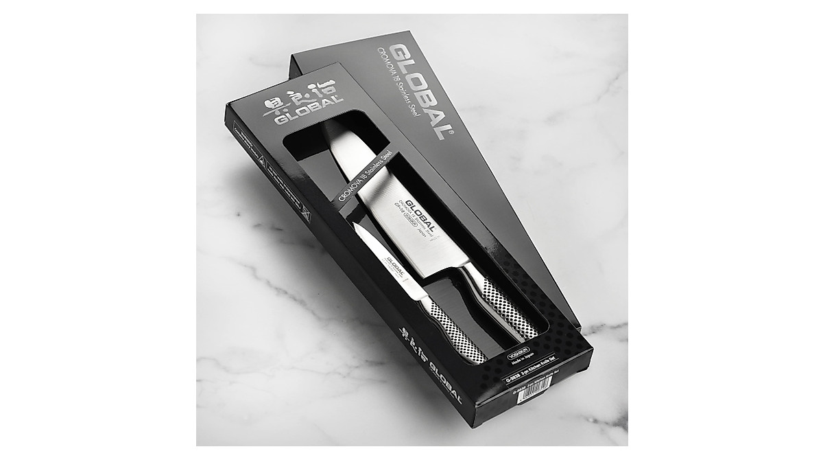 Global Model X Knife Set – Chef & Paring Knives for Precision Cutting