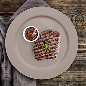 greenandlife 10inch/6pcs Dishwasher & Microwave Safe Wheat Straw Plates - Lightweight Reusable Unbreakable Dinner Plates, Non-toxin, BPA Free and Healthy for Kids & Adults