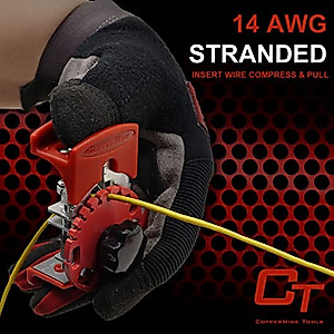 COPPERMINE Handheld Copper Wire Stripper Manual Stripping Machine Combo with 10 BLADES INCLUDED for Manual Wire Stripper