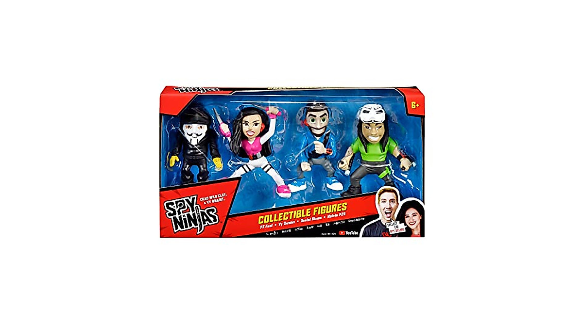 Spy Ninjas Collectible Figure 4-Pack - Action & Adventure