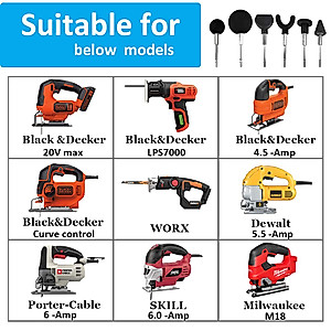 9pcs Jigsaw Massage Adapter Bits Attachment Tips Percussion Massager Ball Heads for Muscle Relaxation