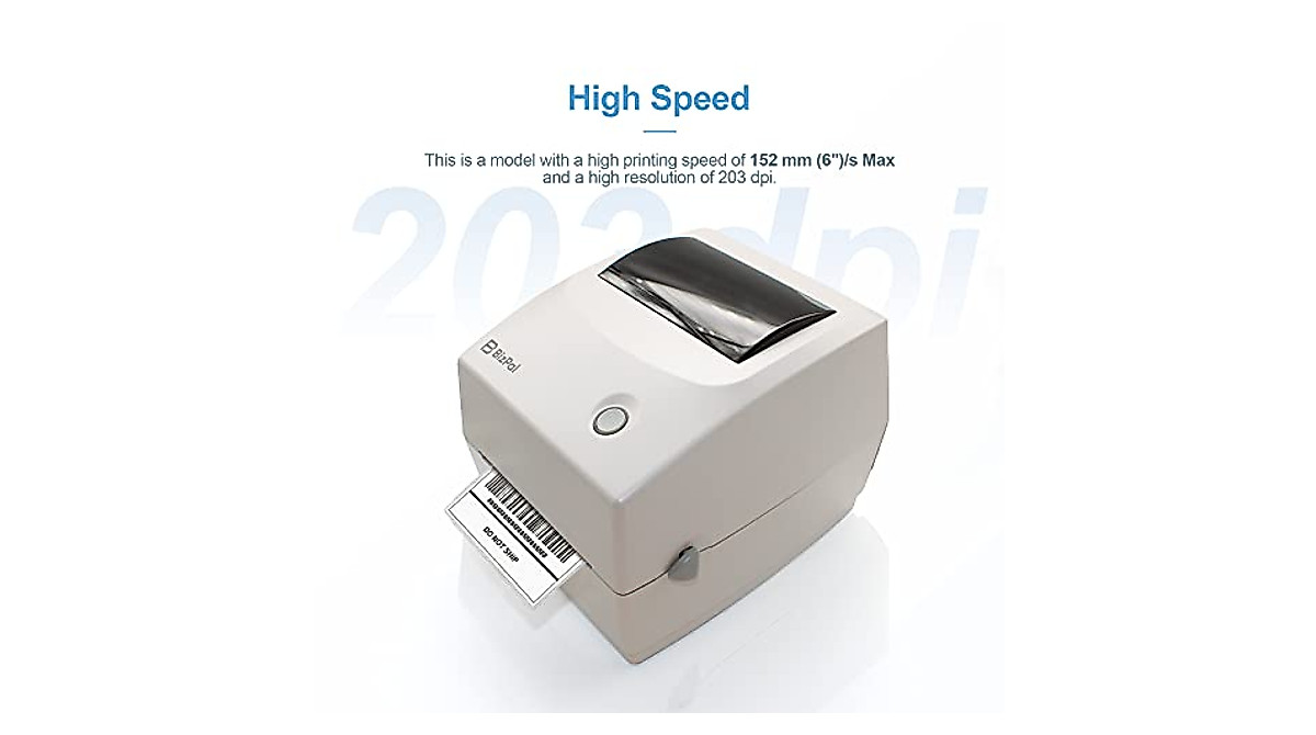 BizPal DTP-1000 High Speed 4x6 Thermal Label Printer