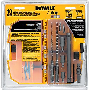 DEWALT DW5366 Anchor Drive Kit 10-Pieces