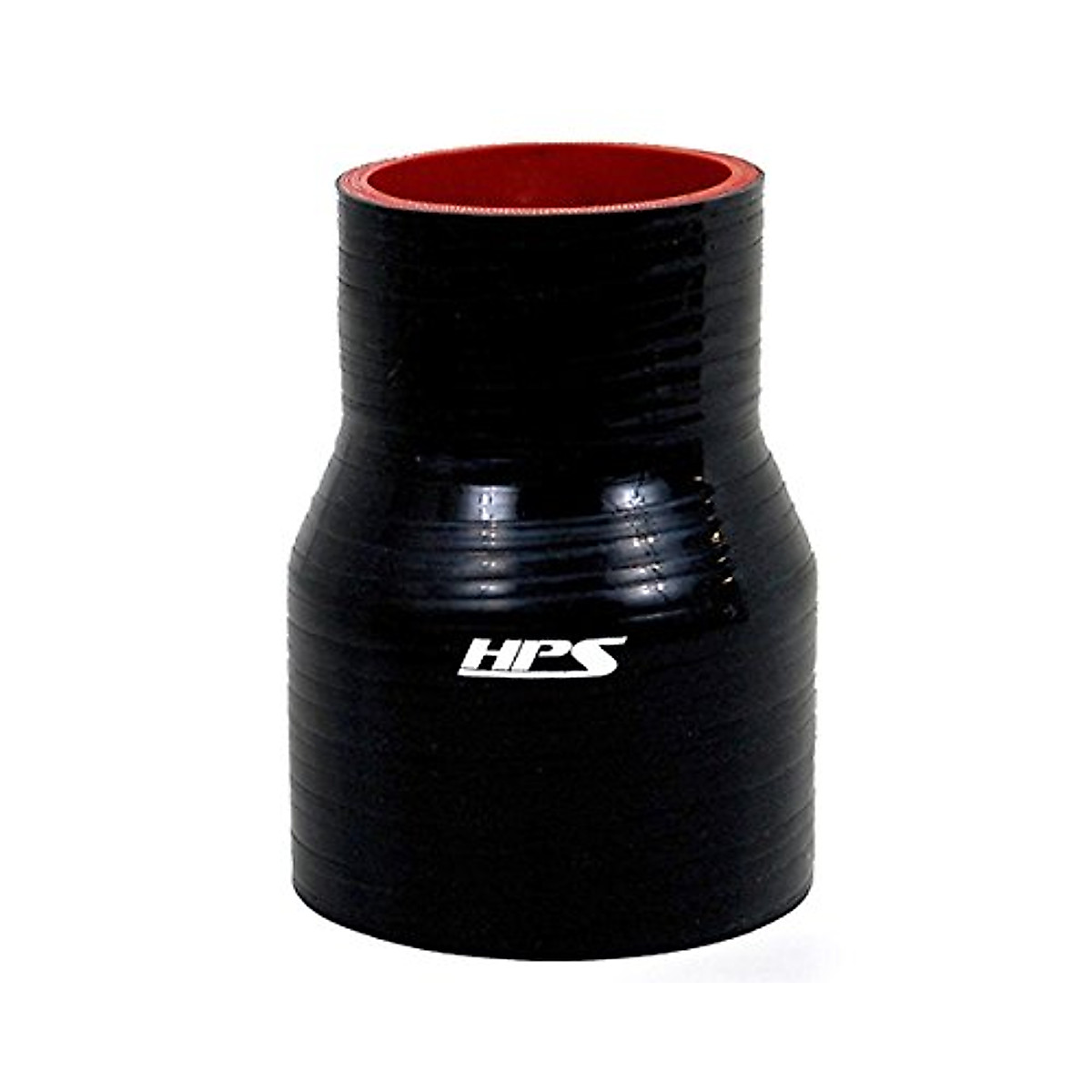 HPS HTSR-425-500-L4-BLK High Temp 4.25" > 5" ID x 4" Long 4-ply Reinforced Silicone Reducer Co