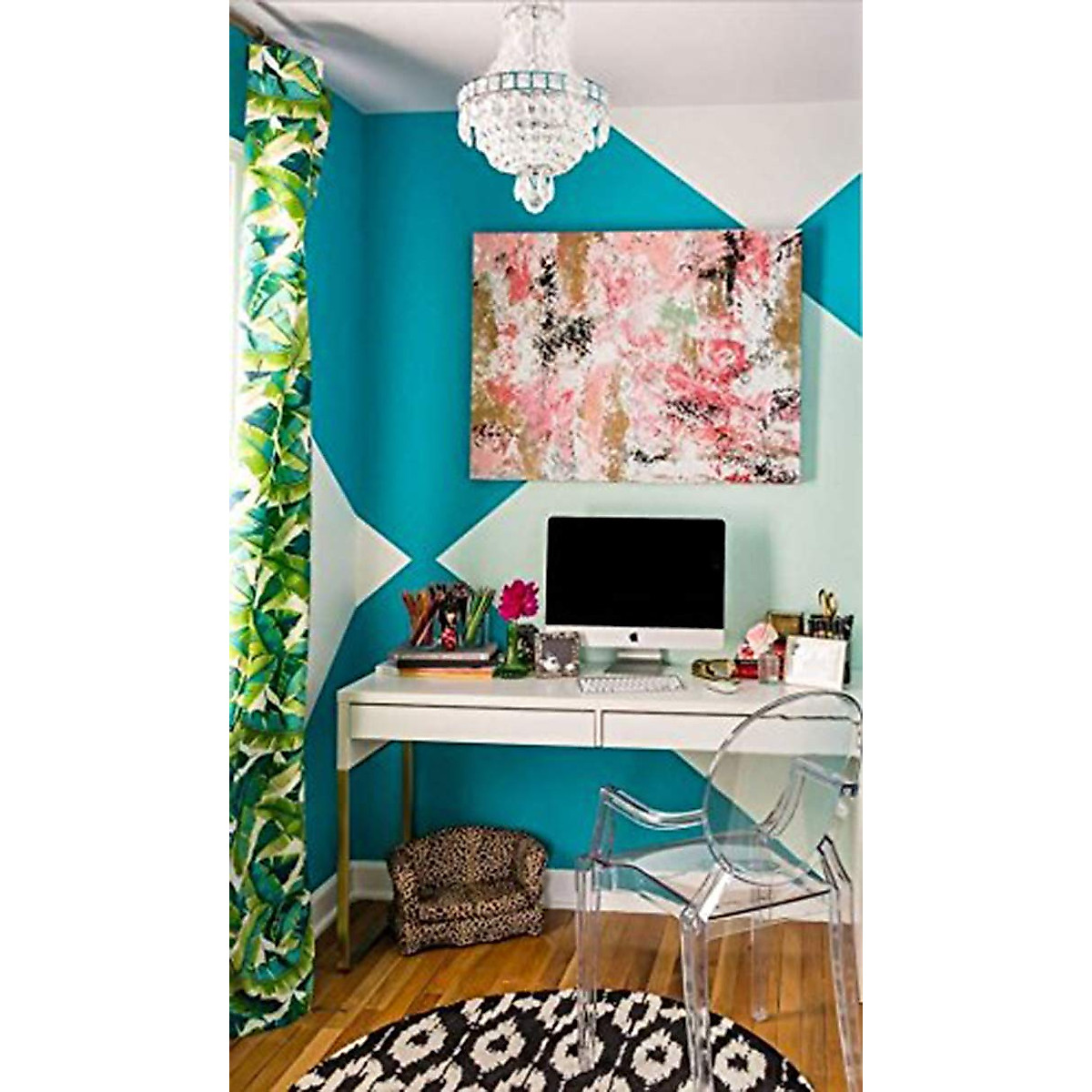 2xhome Set of 2 Clear Louis Ghost Dining Armchairs Polycarbonate Designer Acrylic Transparent Crystal Chair with Arms Glass Modern Mid Century Victorian See Through for Desk Kitchen