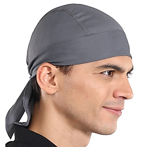 Cooling Helmet Liners - Do Rag Skull Caps for Men - Cooling Head Wraps, Hard Hat Liner - Motorcycle Pirate Bandana