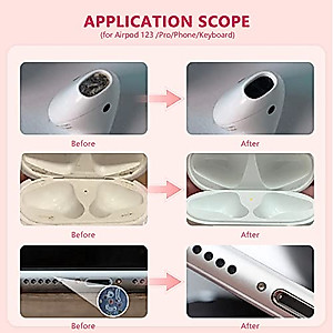 9-in-1 Cleaner Kit for Laptop Screen Keyboard Airpod,Portable Cleaning Pen Brush Tool for Electronics/Earbud/Phone/Laptop/Bluetooth/iPad/Earphones/Computer/Camera (5ml Screens Cleaners Spray)